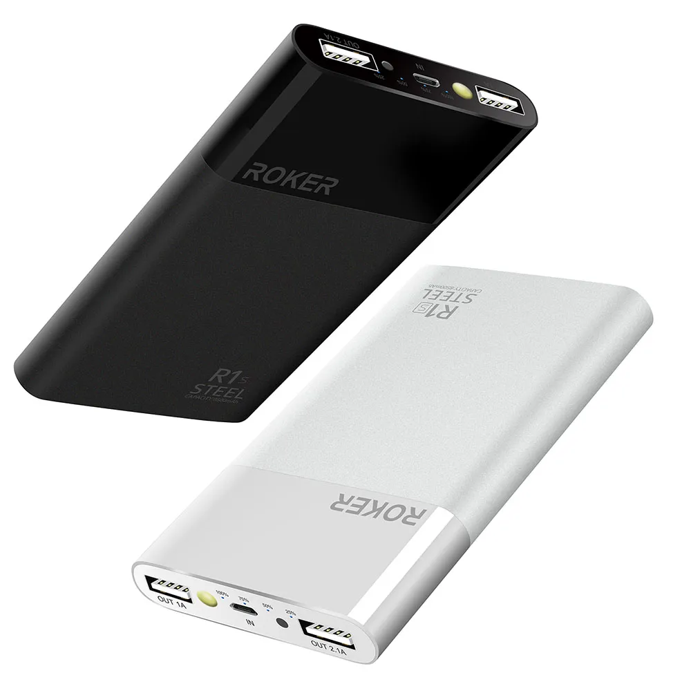 R1S STEEL 8500MAH | POWERBANK | Roker